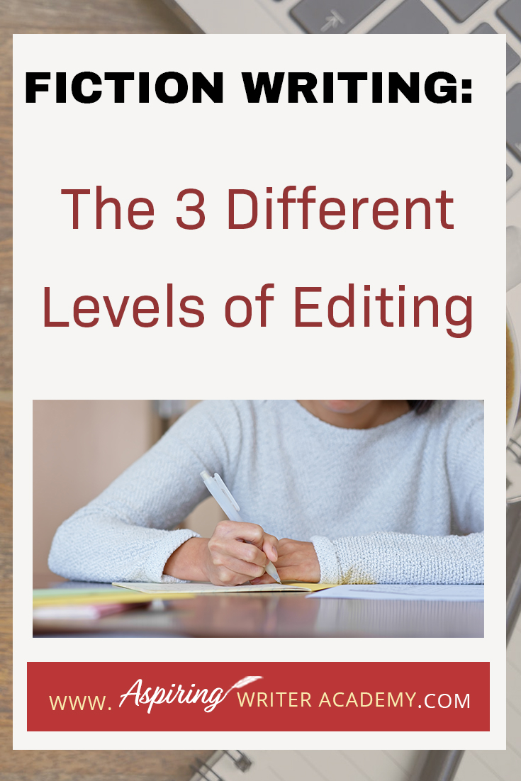 Fiction Writing: The 3 Different Levels of Editing - Aspiring Writer ...