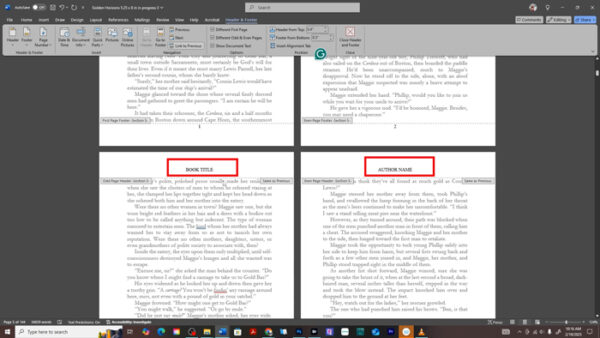How to Format Your Print Book in Microsoft Word Using Amazon KDP ...