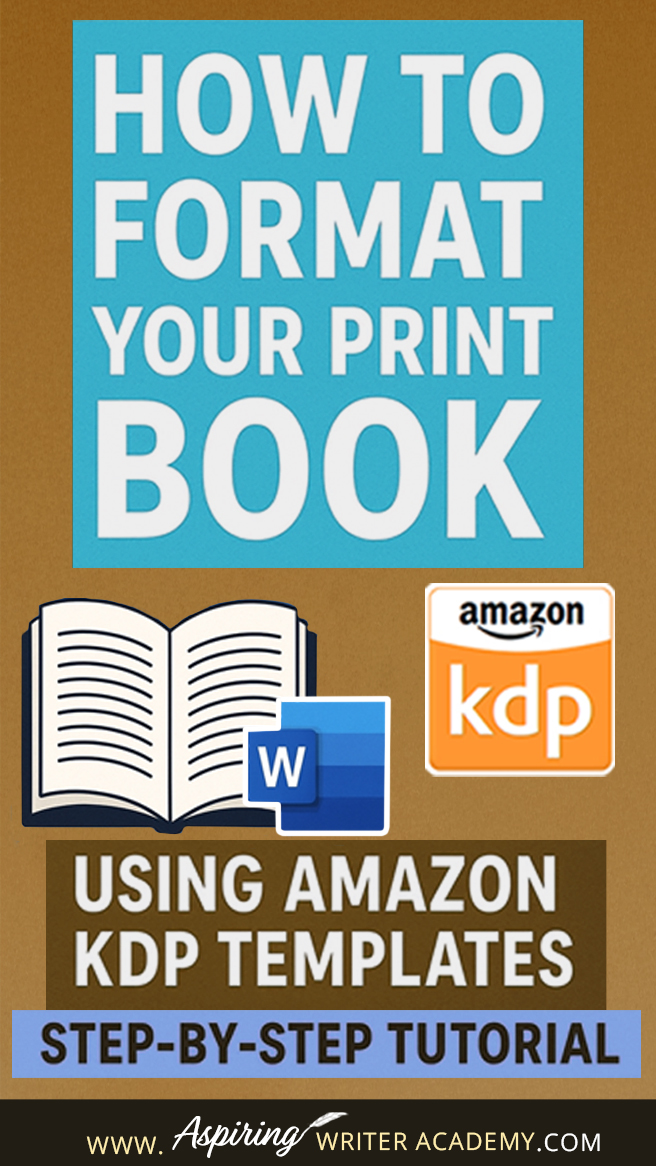 How to Format Your Print Book in Microsoft Word Using Amazon KDP ...