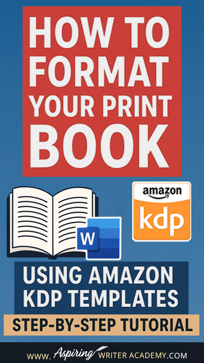 How to Format Your Print Book in Microsoft Word Using Amazon KDP ...