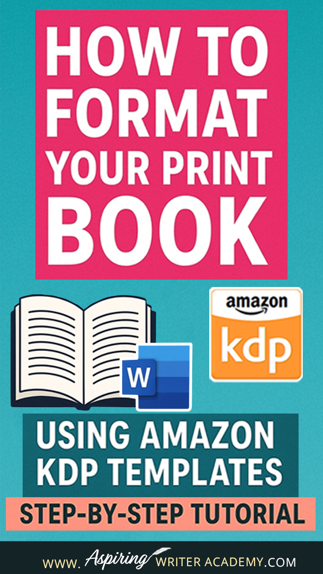 How to Format Your Print Book in Microsoft Word Using Amazon KDP ...
