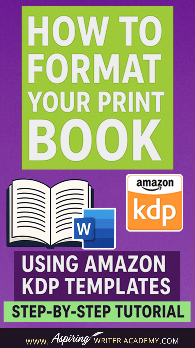 How to Format Your Print Book in Microsoft Word Using Amazon KDP ...