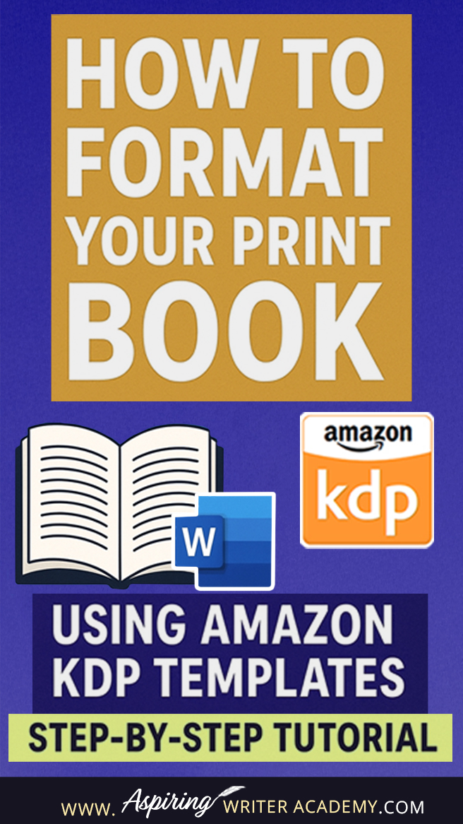How to Format Your Print Book in Microsoft Word Using Amazon KDP ...