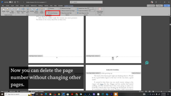 How to Format Headers and Page Numbers in Microsoft Word (Beginner’s ...