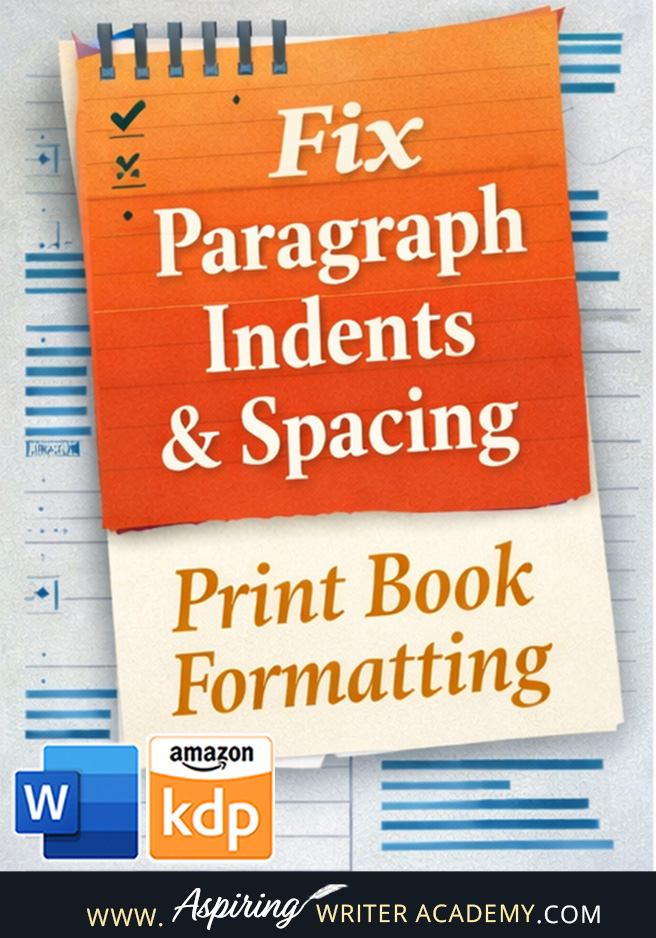 How to Format Your Paperback in Word: Paragraph Indents and Spacing ...