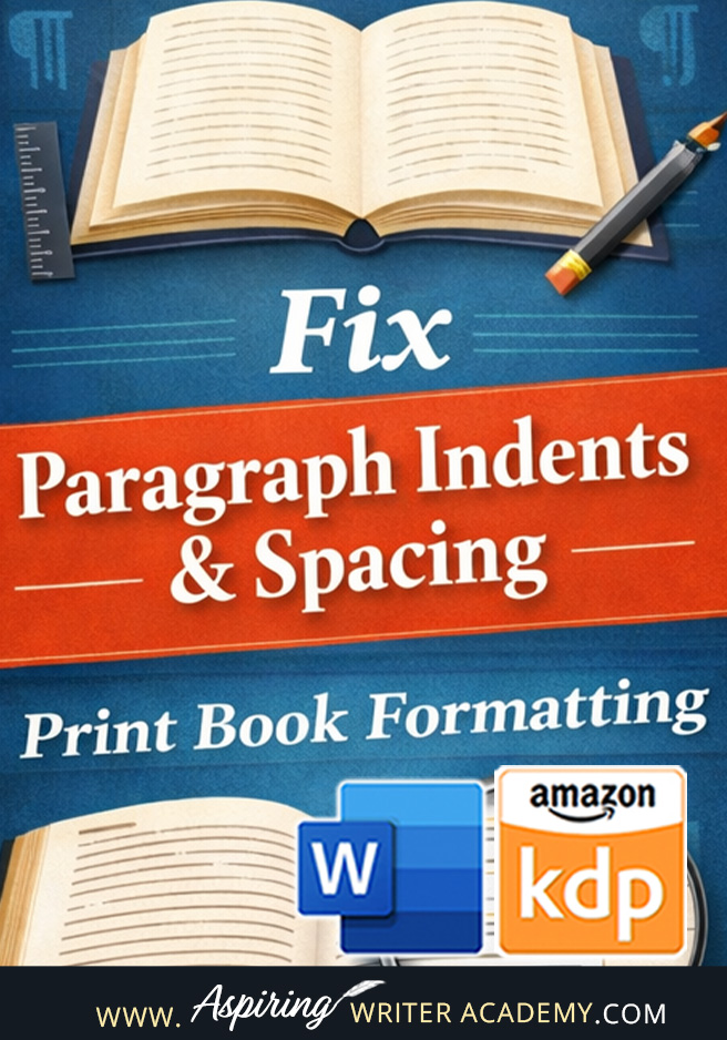How to Format Your Paperback in Word: Paragraph Indents and Spacing ...