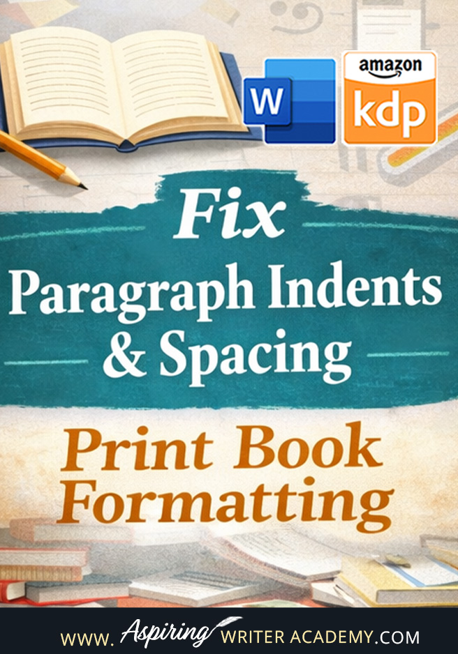 How to Format Your Paperback in Word: Paragraph Indents and Spacing ...