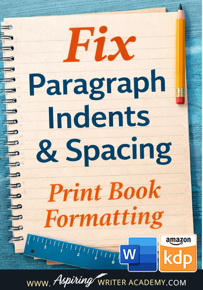 How to Format Your Paperback in Word: Paragraph Indents and Spacing ...
