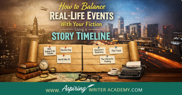 How to Balance Real-Life Events With Your Fiction Using a Story ...